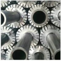 China DELLOK Serrated Finned Tube Spiral Cooling Tube 19-273mm OD Aluminum Copper Steel for sale