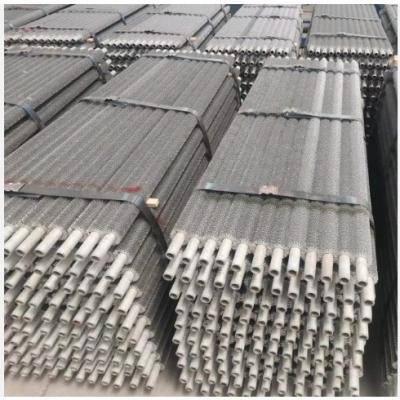 China DELLOK Welded Spiral Serrated Finned Tube 18m Max Length 16mm Fin Height High Efficiency for sale
