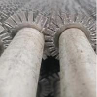 China DELLOK Welded Spiral Serrated Finned Tube 18m Max Length 16mm Fin Height High Efficiency for sale