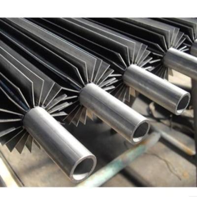 China DELLOK High Frequency Welded Brown Fintube 16-273mm OD with 5-25mm Fin Height for Industrial Heat Exchangers for sale