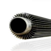 China DELLOK High Frequency Welded Longitudinal Finned Tube 16-273mm OD with 4.0-38.1mm Fin Height for Heat Exchangers for sale