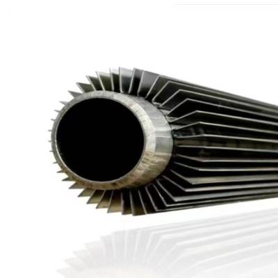 China DELLOK High Frequency Welded Longitudinal Finned Tube 16-273mm OD with 4.0-38.1mm Fin Height for Heat Exchangers for sale