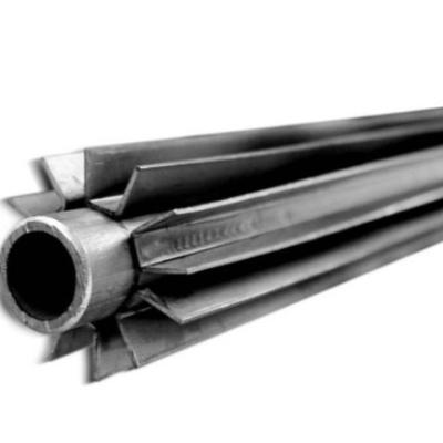 China DELLOK ASTM Carbon Steel U-Shaped Longitudinal Finned Tube 16-273mm Size with 4-38mm Fin Height for Heat Exchangers for sale