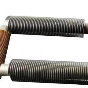China DELLOK High Frequency Welded Carbon Steel Spiral Finned Tubes 12m Length for sale