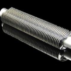 China DELLOK Laser Welded Fin Tube Coil for Water Heater - 600MPa Welding Strength, 0.05mm Precision for sale