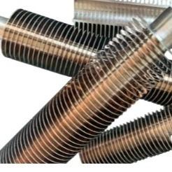 China DELLOK Laser Welded Fin Tube Coil for Heat Exchanger 8m Length 600MPa Strength for sale