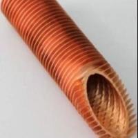 China 0.6mm Extruded Fin Tube with Copper Core and Aluminum Fins - 12mm to 50.8mm OD, 3000m Daily Capacity for sale