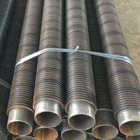 China DELLOK High Frequency Welded Spiral Finned Tubes Seamless Steel Heat Dissipation 12 Million Meters Annual Capacity for sale