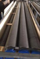 China DELLOK High Frequency Welding Spiral Fin Tube for Boiler Economizer 12 Million Meters Annual Capacity for sale