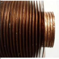 China DELLOK Copper Stainless Steel Finned Tube with Aluminium Spiral L/LL/KL Fins 38-219mm OD for sale