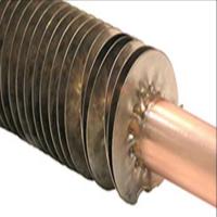 China DELLOK Copper Stainless Steel Finned Tube with Aluminium Spiral L/LL/KL Fins 38-219mm OD for sale