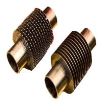 China DELLOK Extruded Fin Tube Heat Exchanger Customizable No Length Limit 1-6 Fins CE for sale