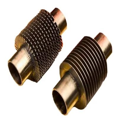 China DELLOK Extruded Fin Tube Heat Exchanger Customizable No Length Limit 1-6 Fins CE for sale