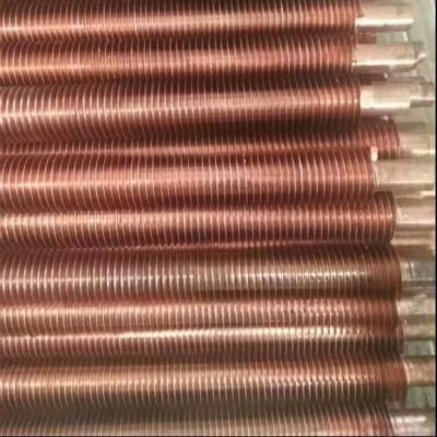 China DELLOK Low Fin Tube 0.5mm Wall Thickness Custom Fin Space Extruded Carbon Steel for sale