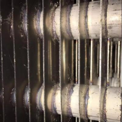 China DELLOK Aluminum Fin Tube 13.38mm ID 22.22mm OD 12FPI for HVAC Heat Exchanger for sale
