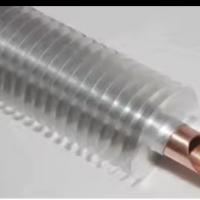 China DELLOK Aluminum Fin Tube for HVAC Systems 22.22mm OD Up to 300°F Length 1-22m for sale