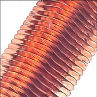 China DELLOK Aluminum Finned Tube OD73.5mm 12FPI Min Fin Pitch Daily Capacity 3500 Meters for HVAC for sale