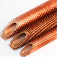 China DELLOK 22.22mm OD Aluminum Fin Tube for HVAC Systems Up to 300°F 1-22m Length for sale