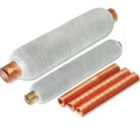 China DELLOK Aluminum Extruded Fin Tube OD63.5mm Up To 300°F for Heat Exchanger for sale