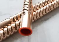 China DELLOK OD63.5mm Aluminum Fin Tube 12FPI for HVAC Heat Exchanger Up to 300°F for sale
