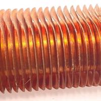 China DELLOK Square Tube Fin And Tube Heat Exchanger Solid Fins Industrial -50C to 300C 1000mm for sale