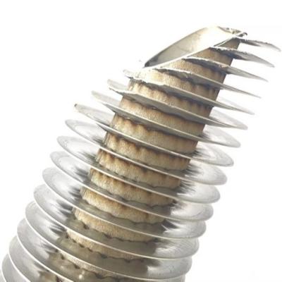 China DELLOK Carbon Steel Fin Tube 4mm-15mm Tube Thickness Pickled Bright Annealed Seamless 10 Fins Per Inch for sale