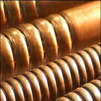 China DELLOK Carbon Steel Fin Tube 4mm-15mm Tube Thickness Pickled Bright Annealed Seamless 10 Fins Per Inch for sale