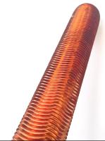 China DELLOK Extruded Stainless Steel Fin Tube OD 50.8mm Max 10 FPI A213/ASME SA213 for sale