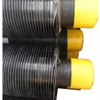 China DELLOK Extruded Fin Tube Machine 4mm-15mm Tube Thickness Black Coating Protection for sale