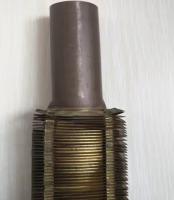 China DELLOK Carbon Steel Fin Tube Solid Serrated Fins 19mm OD Welding Service Customizable Thickness 1-5mm for sale