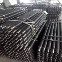 China DELLOK Extruded Carbon Steel Fin Tube 19mm OD Solid Serrated Welded Fins Heat Transfer for sale