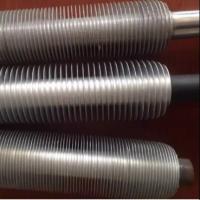 China DELLOK Extruded Carbon Steel Fin Tube 19mm OD Solid Serrated Welded Fins Heat Transfer for sale