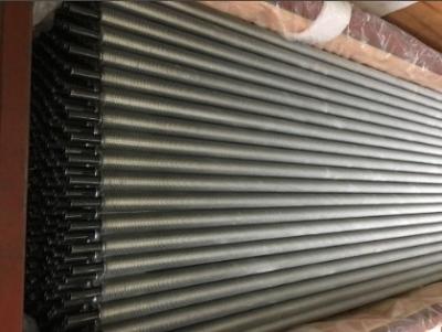 China DELLOK Extruded Solid Fin Tube 1000mm Length Beveled Ends for Heat Exchanger for sale