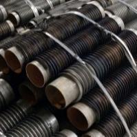 China DELLOK High Frequency Weld HFW Solid Fin Tube 10-150mm OD for Industrial Heat Transfer for sale