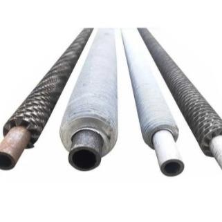China DELLOK High Frequency Weld HFW Solid Fin Tube 10mm to 150mm OD for High Temperature Applications for sale