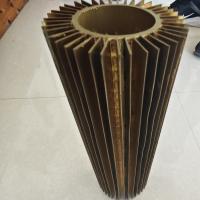 China DELLOK High Temperature Carbon Steel Brown Finned Tube | 12-273mm OD | 1.0-1.5mm Fin Thickness for sale