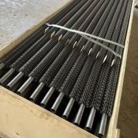 China DELLOK High Temperature Carbon Steel Brown Finned Tube | 12-273mm OD | 1.0-1.5mm Fin Thickness for sale