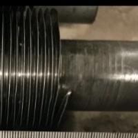 China DELLOK L Finned Tube 10 Fins Per Inch Carbon Steel Heat Exchanger 0.3-3mm for sale