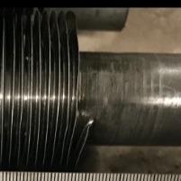 China DELLOK L Finned Tube 10 Fins Per Inch Carbon Steel Heat Exchanger 0.3-3mm for sale