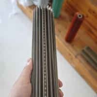 China DELLOK Longitudinal Fin Tube 19mm OD with 400℃ Temperature Rating and Threaded Connections for sale