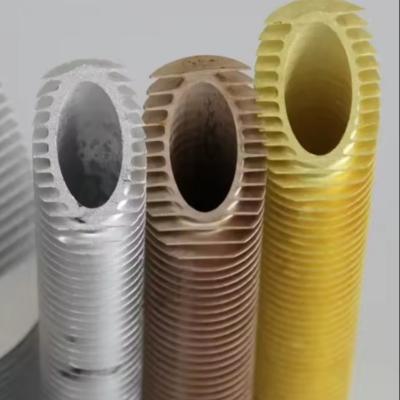 China DELLOK Aluminum Fin Tube 22.22mm OD Extruded for HVAC Heat Exchanger 3500m Daily Capacity for sale
