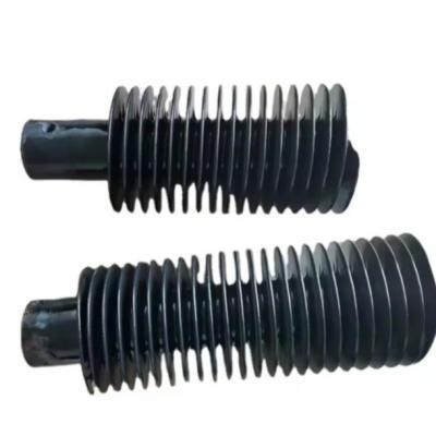 China DELLOK Extruded Low Fin Tube 0.5mm Wall Custom Fin Space Galvanized Coating for sale