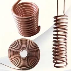 China DELLOK Yonghui Spiral Copper Coils for Steam Cooling Systems - Custom Sizes & High Thermal Conductivity for sale