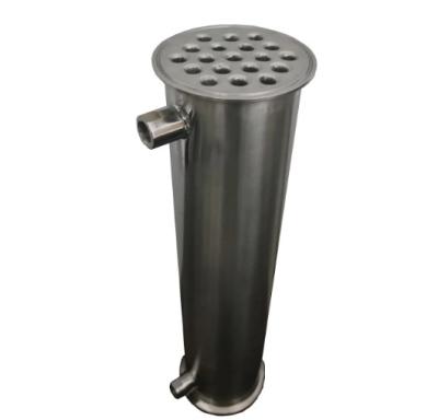 China Sanitary SS304/SS316L Shell and Tube Heat Exchanger for Industrial Process Heating and Cooling Applications for sale