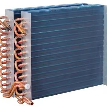 China Industrial Copper Tube Heat Exchanger Evaporative Cooler Coil Transfer Machine with Compact Structure Design for sale
