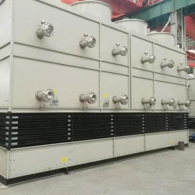 China Customizable Air Cooled Condenser Heat Exchanger with Modular Tube Bundles and V-Belt Fan System for Industrial Cooling Applications for sale
