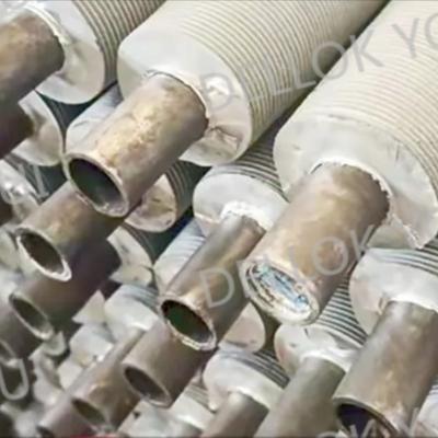 China DELLOK Aluminum Embedded Fin Tube 19-51mm OD for Heat Exchangers with 450°C Temperature Rating for sale
