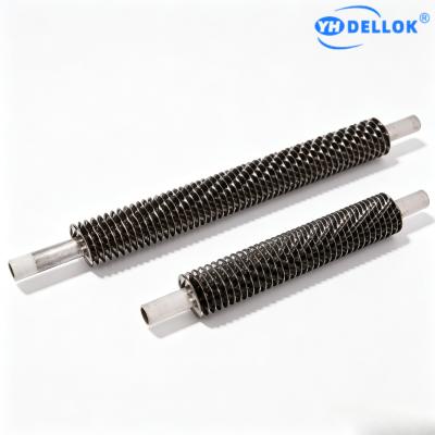 China DELLOK High-Efficiency Aluminum Fin Tube for HVAC Power Chemical Heat Transfer Customizable for sale
