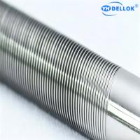 China DELLOK Copper Embedded Integral Low Fin Tube 12.7mm OD 1.65mm Wall Thk for sale