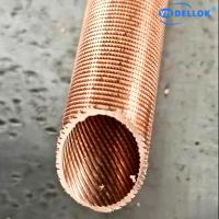 China DELLOK Corrosion Resistant Aluminum Fin Tube for Heat Exchangers 12-24 Fins 50.8mm OD for sale